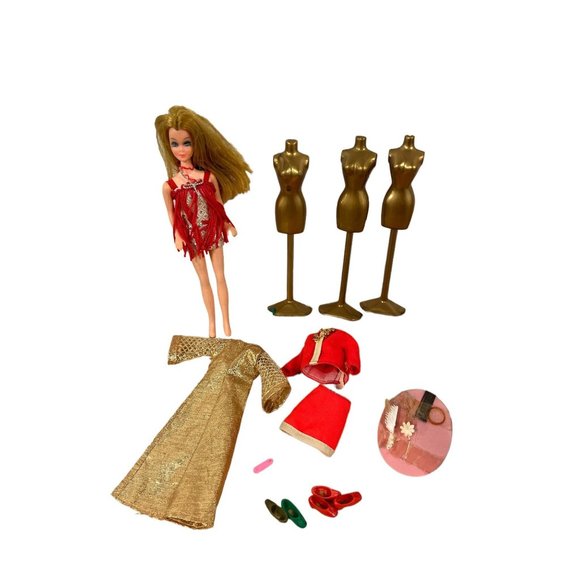 TOPPER | Toys | Vintage Topper Dawn Doll Lot 97 6 Tall Doll Outfits ...